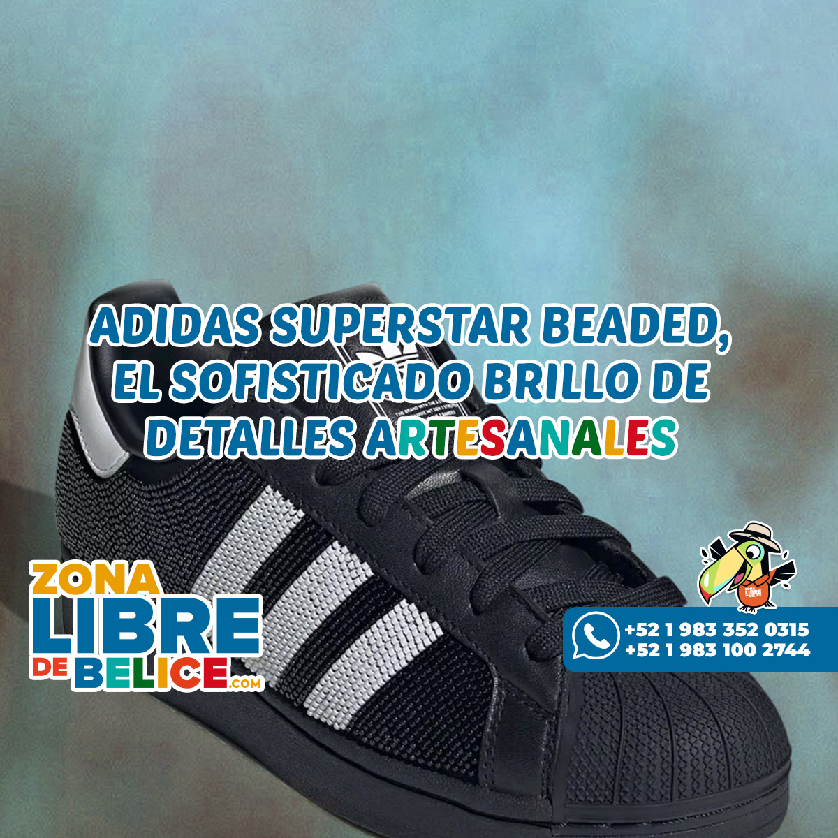 adidas Superstar Beaded, el sofisticado brillo de detalles artesanales ...